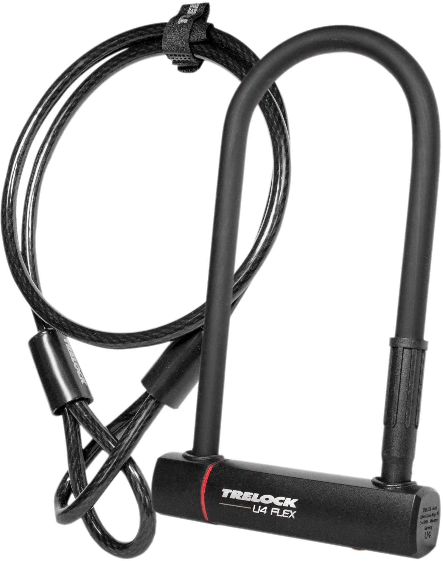 D-Lock with Flex Cable – Sold Secure Silver E-Scooter Lock – Pure Electric