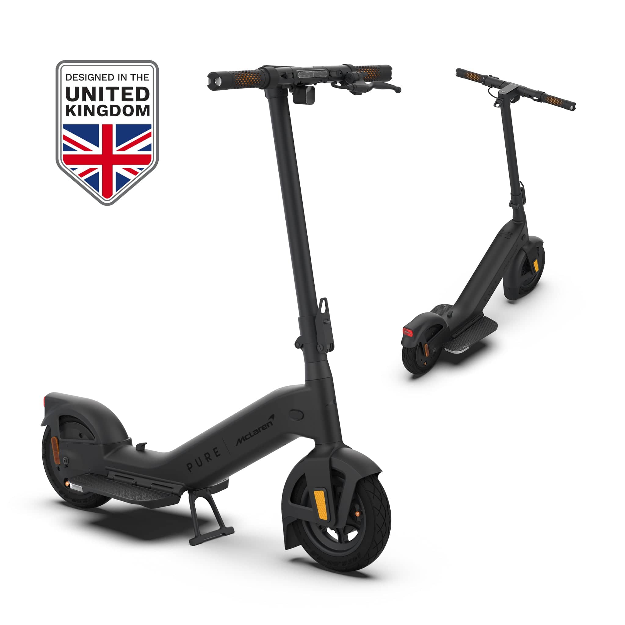 Pure x McLaren Black Electric Scooter | Pure Electric
